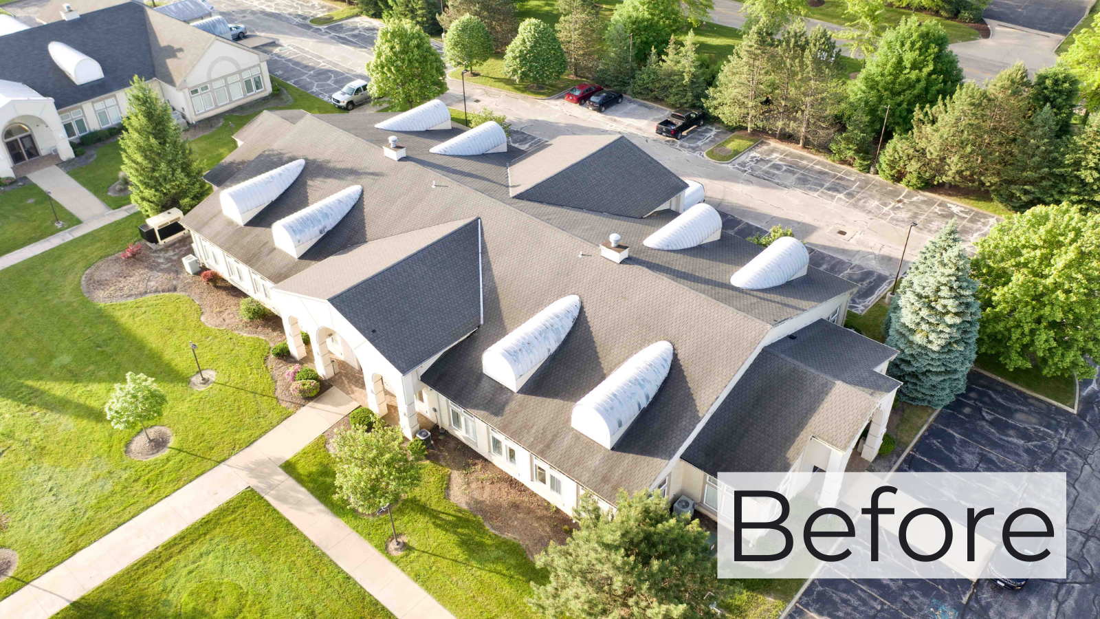 138T Symmetrical Standing Seam Panel Used for Roof Recover on Union Hall