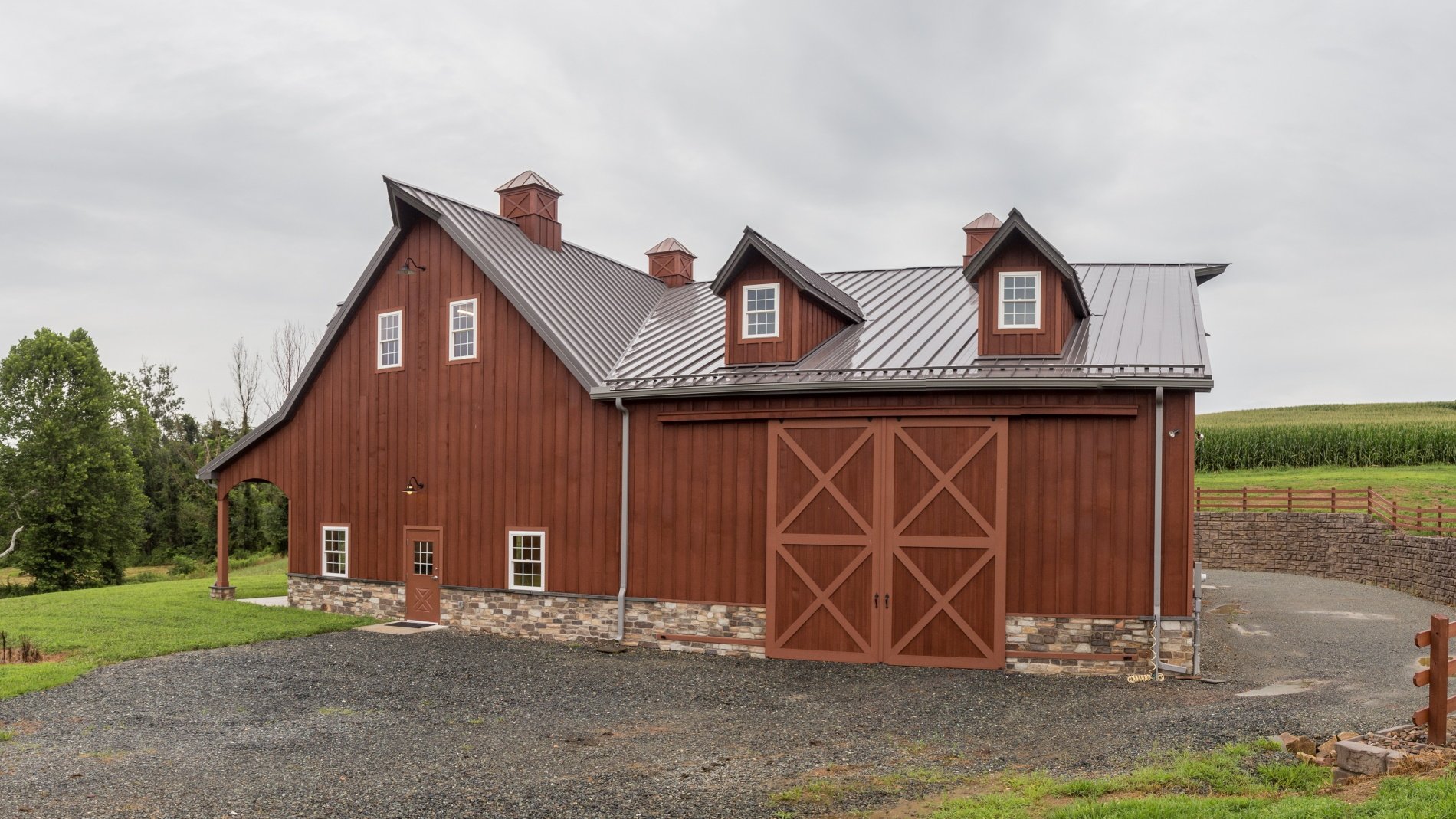 Medallion-Lok Standing Seam Panels Top Signature Barn Project