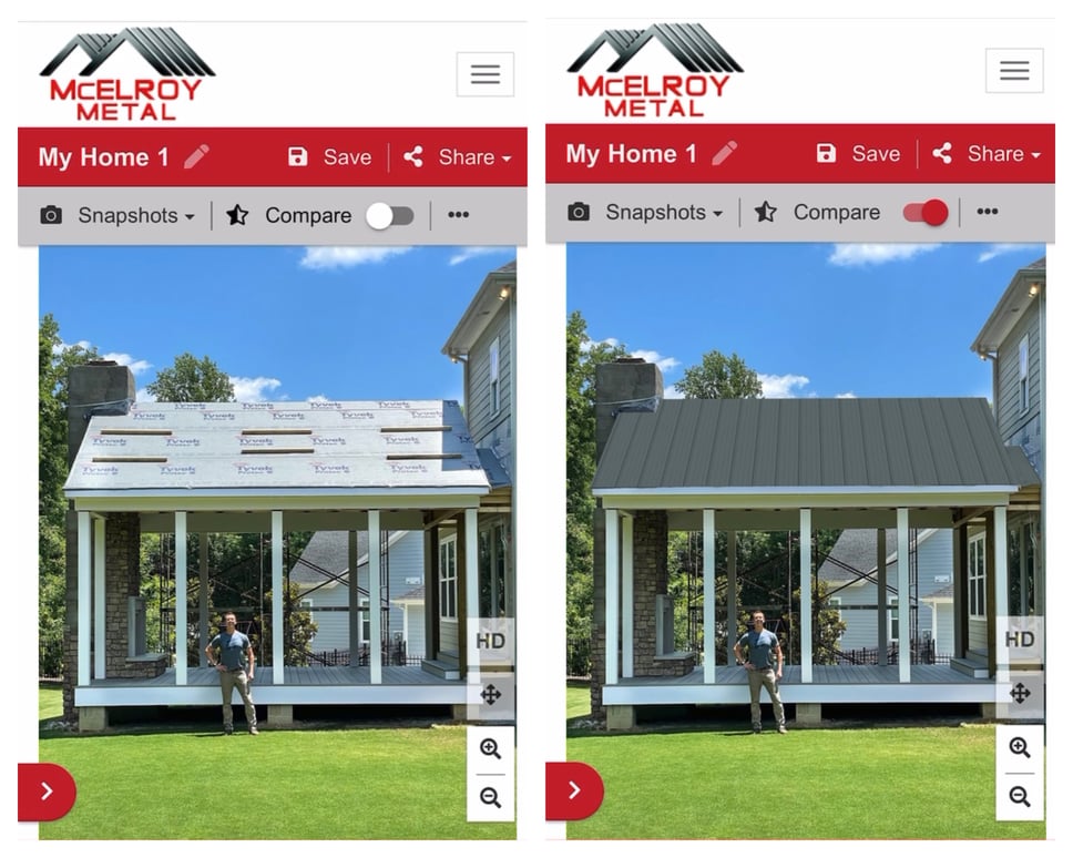 Metal Roofing Installation on a Porch Addition