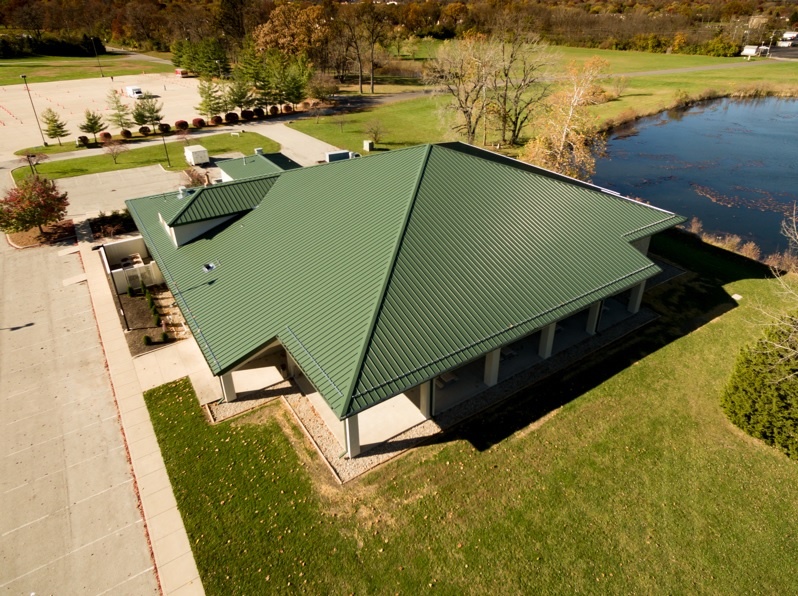 Reception Hall Is Revitalized With Metal Roof Overlay System